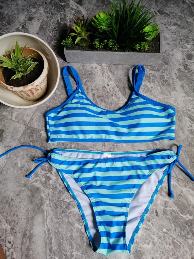 Blue bikini, Women's Fashion, Swimwear, Bikinis & Swimsuits on Carousell