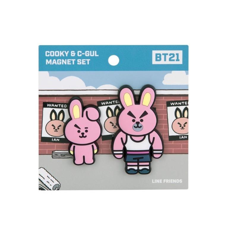 BT21 Magnet Set (Sold per character), Hobbies & Toys, Stationary ...
