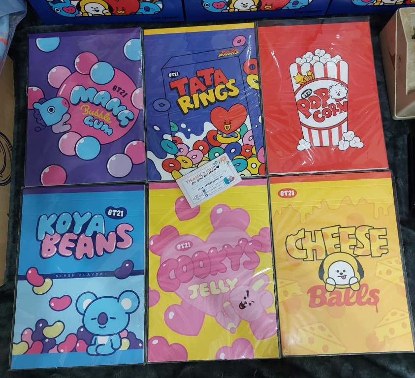 BT21 Notepad, Hobbies & Toys, Stationary & Craft, Stationery & School ...