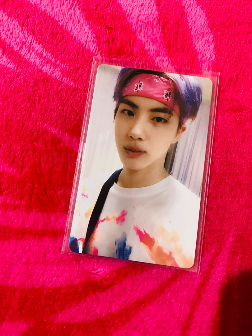 BTS Jin Kore Photocard, Hobbies & Toys, Memorabilia & Collectibles, K ...