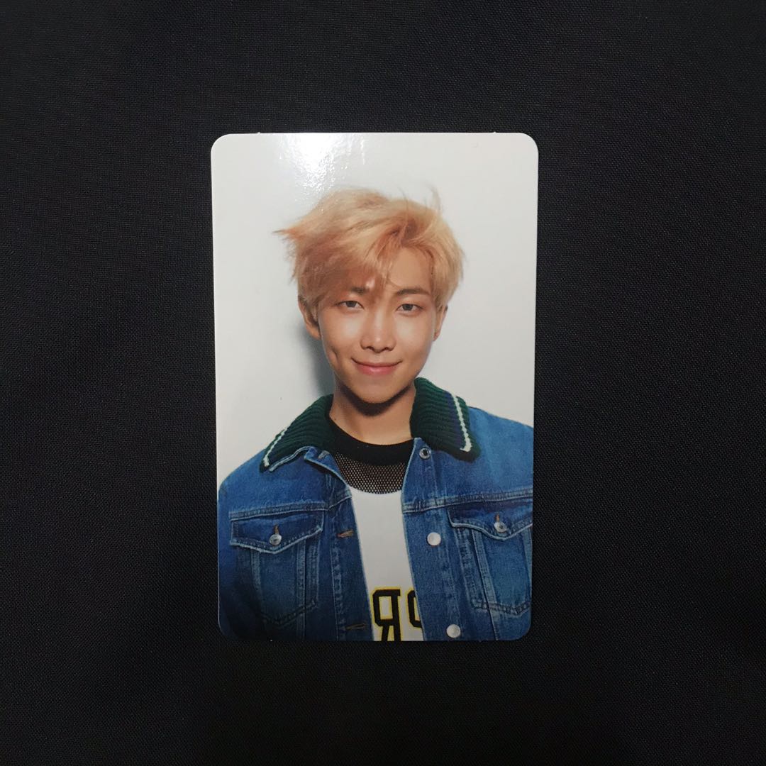 FIRST PRINT BTS RM PHOTOCARD - LY: HER, Hobbies & Toys, Collectibles ...