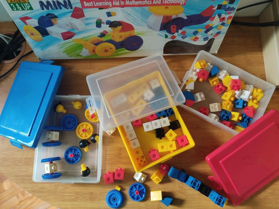 Building blocks/ GIGO connect-a-cube/ Good quality, Babies & Kids ...