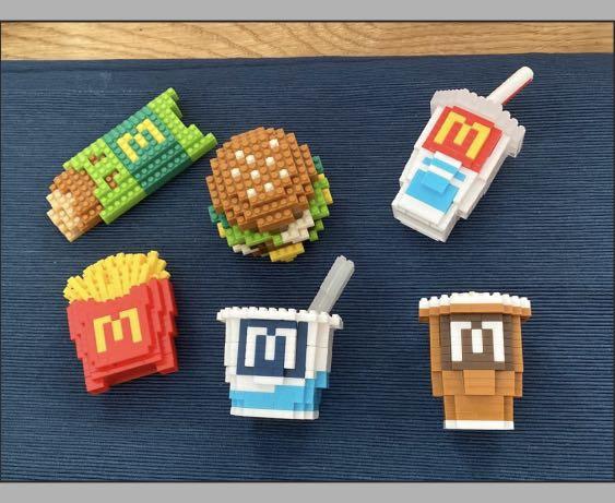 (FINAL PRICE DROP!) Bundle of 6 McDonald’s x Nanoblock Food Icons, Hobbies & Toys, Toys & Games ...