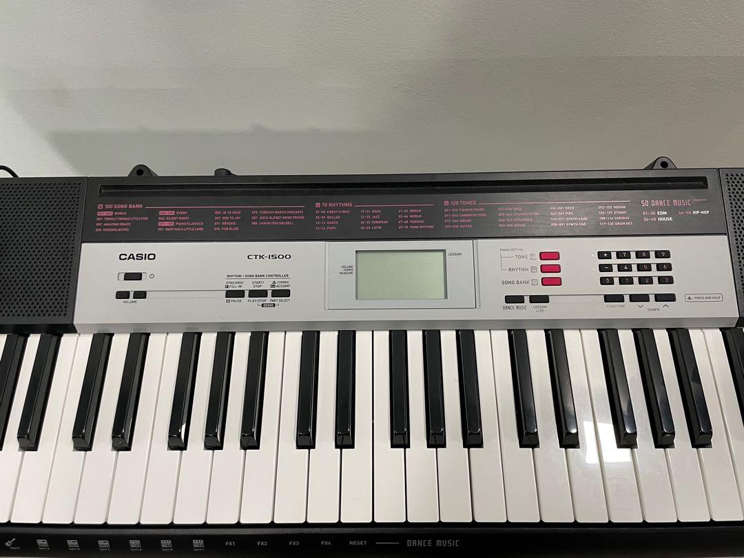 Casio CTk 1500 Piano Keyboard, Hobbies & Toys, Music & Media, Musical ...