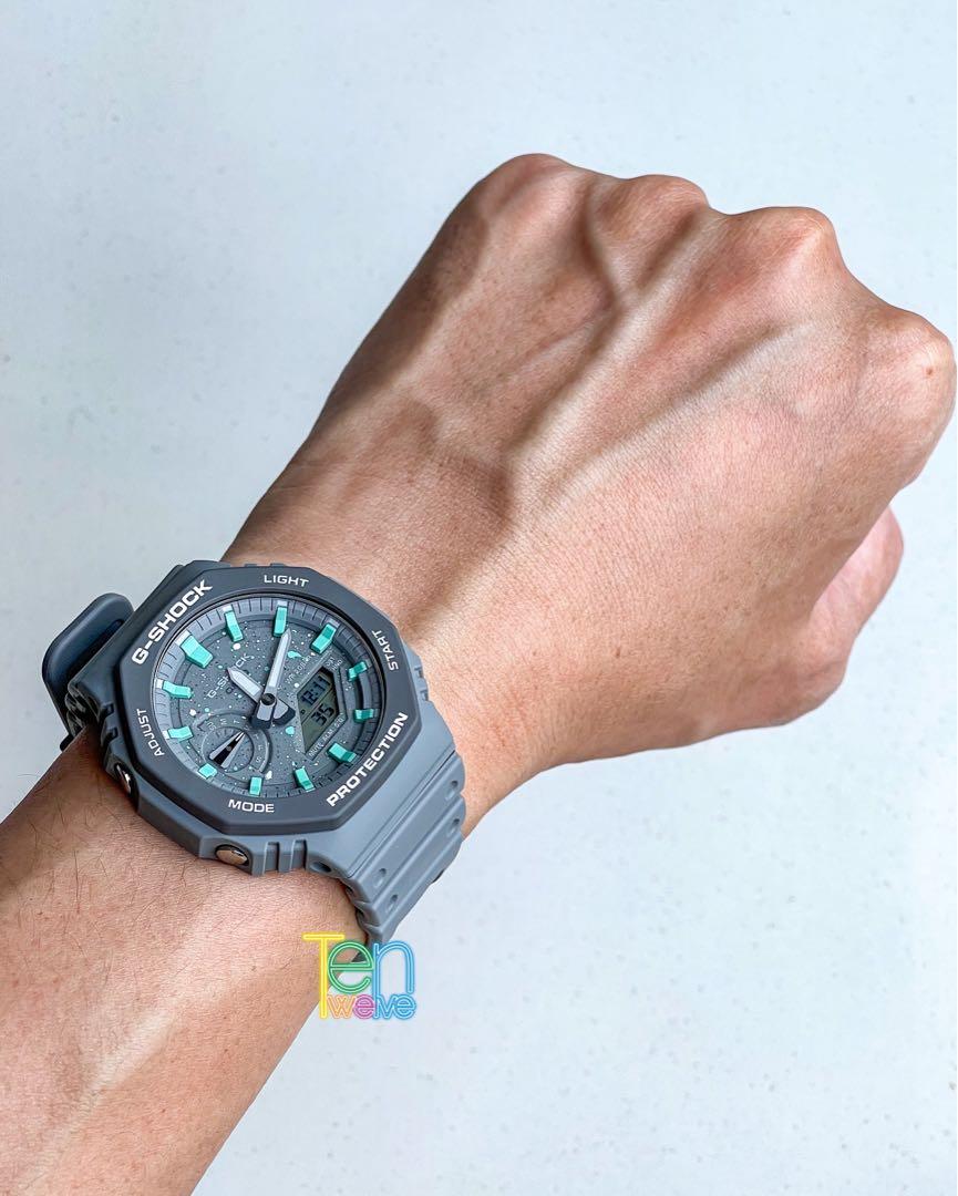 Casio G-Shock GA2100 GA2110 GA-2100 GA-2110 Grey CasiOak Tiffany Sky ...