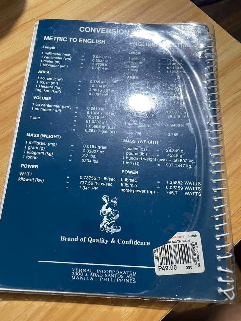 Cattleya Mathematics Notebook, Hobbies & Toys, Stationary & Craft ...