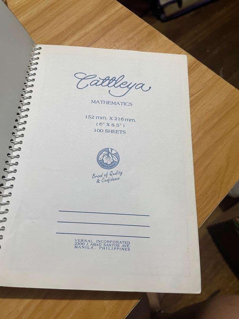 Cattleya Mathematics Notebook, Hobbies & Toys, Stationary & Craft ...