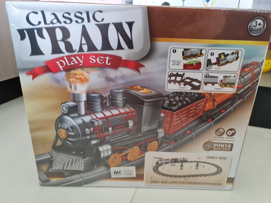 Classic Train Play Set, Hobbies & Toys, Toys & Games on Carousell