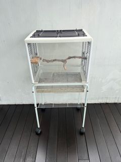 clear PVC bird cage with stand, Pet Supplies, Homes & Other Pet ...