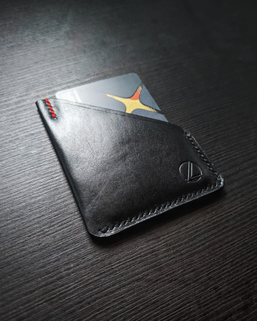 "C.Lever" - Minimalist Leather Card Holder, Men's Fashion, Watches ...