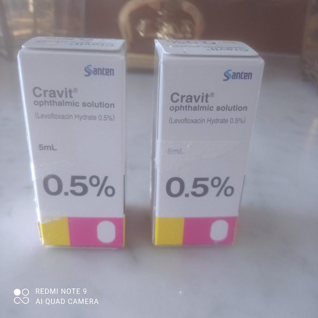 Cravit eye drops, Beauty & Personal Care, Vision Care on Carousell