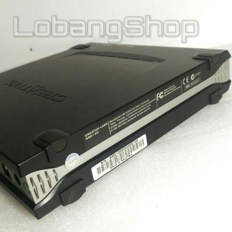 CREATIVE Sound Blaster Extigy SB0130 USB External Sound Card Audio ...