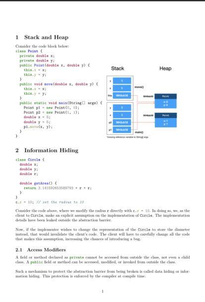 CS2030S Midterm Notes NUS, Hobbies & Toys, Books & Magazines, Textbooks ...