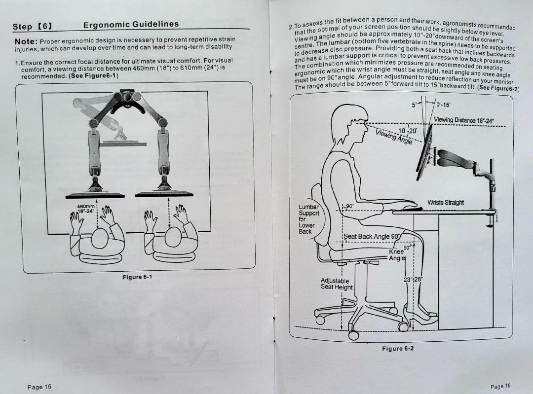 DEX Dual Monitor Articulating Arm, Computers & Tech, Parts ...