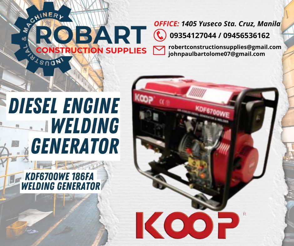 DIESEL ENGINE WELDING GENERATOR, Commercial & Industrial, Construction ...