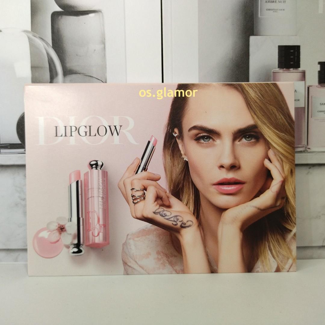 DIOR Addict Lip Glow Sample ( 4 shapes x 0.4g ) with Mini Brush, Beauty ...