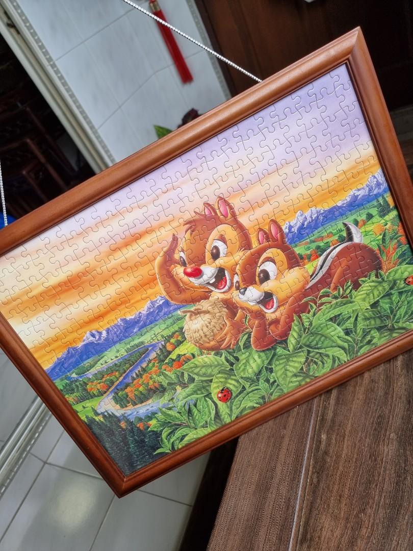 Disney Chip 'n' Dale Jigsaw Puzzle (With wooden frame), Hobbies & Toys ...