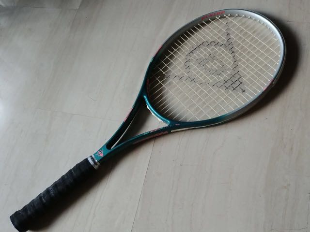 Dunlop max impact mid tennis racket, Sports Equipment, Sports & Games ...