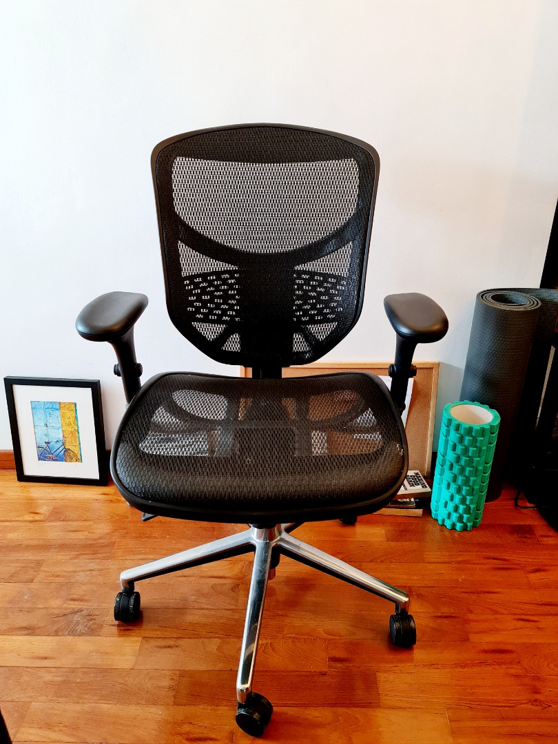 Ergohuman Enjoy Deluxe Smart Design Chair, Furniture & Home Living ...