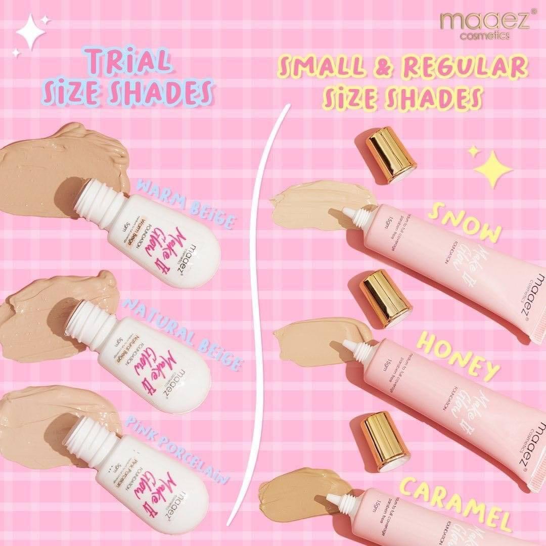 Foundation maaez, Beauty & Personal Care, Face, Makeup on Carousell