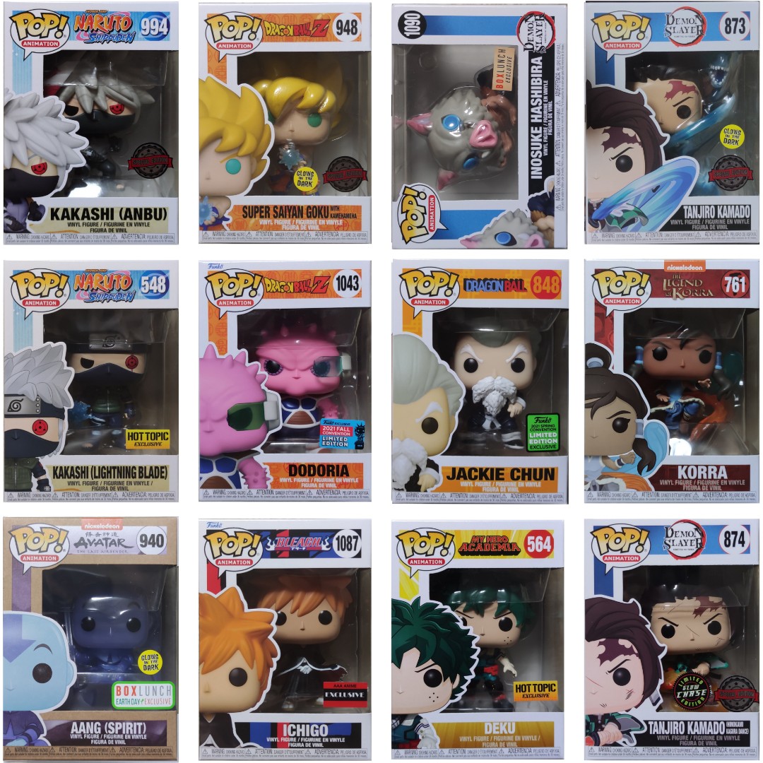 Funko POP! Anime - Naruto Anbu Kakashi Lightning Blade; Dragonball ...