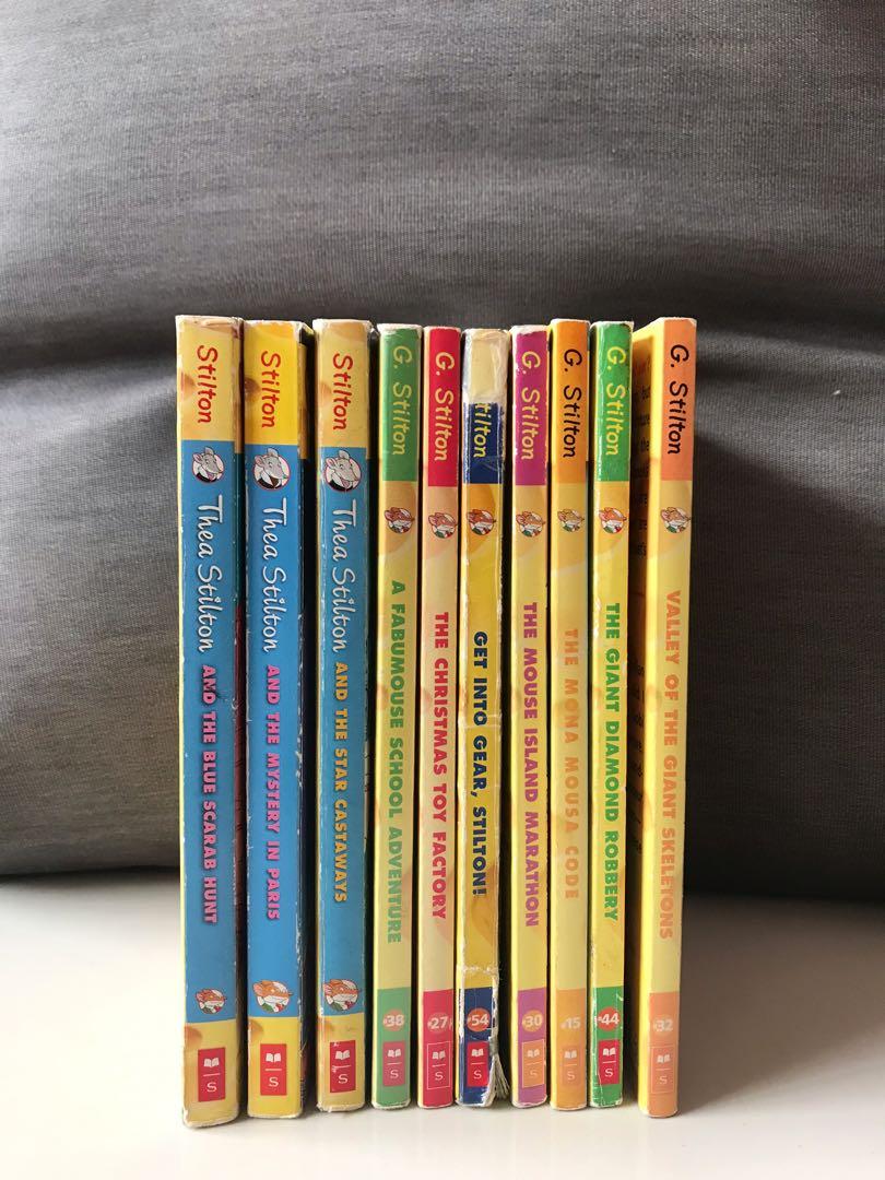 Geronimo Stilton Thea Stilton bundle deal storybooks 10 books, Hobbies ...