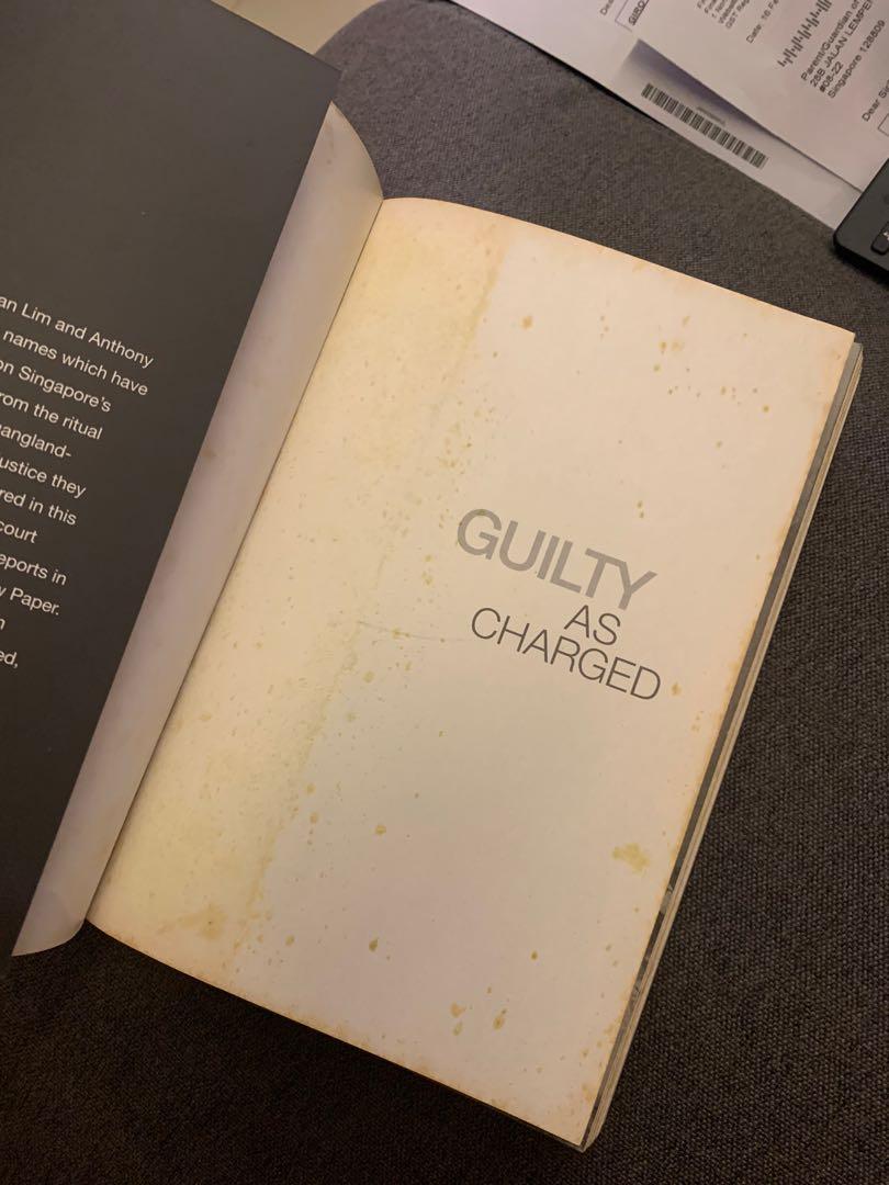 guilty as charged book, Hobbies & Toys, Books & Magazines, Fiction ...