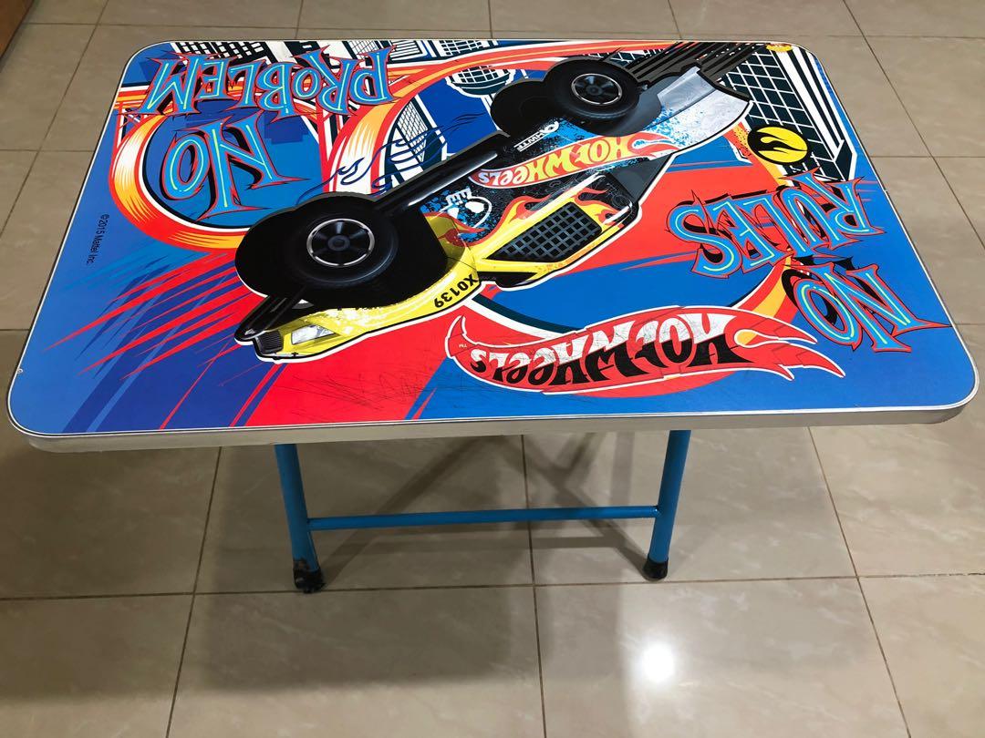 Hot wheels Folding Table &Chair Set for kids, Babies & Kids, Baby ...