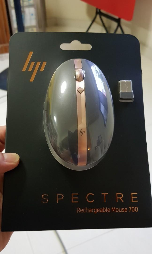 HP Ash Silver Spectre Rechargeable Mouse 700, Computers & Tech, Parts ...