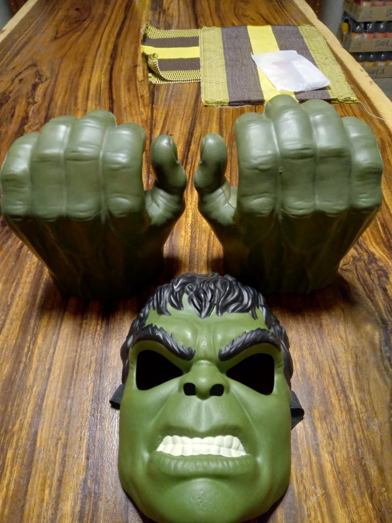 Hulk mask and smash hands, Hobbies & Toys, Memorabilia & Collectibles ...