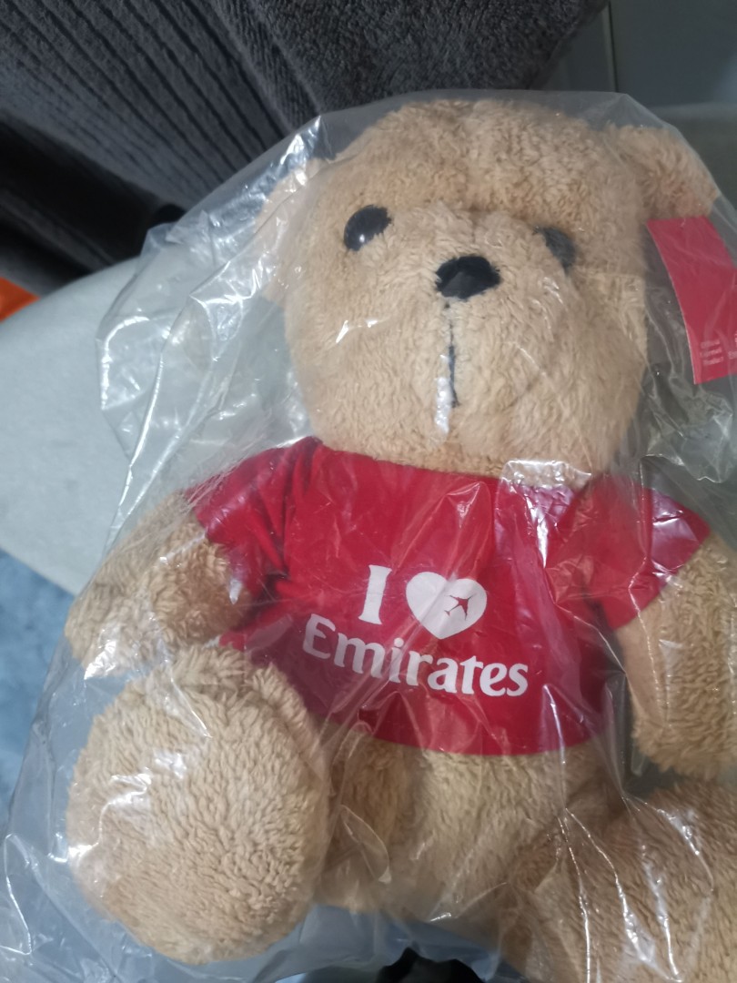 I love Emirates teddy bear, Hobbies & Toys, Toys & Games on Carousell