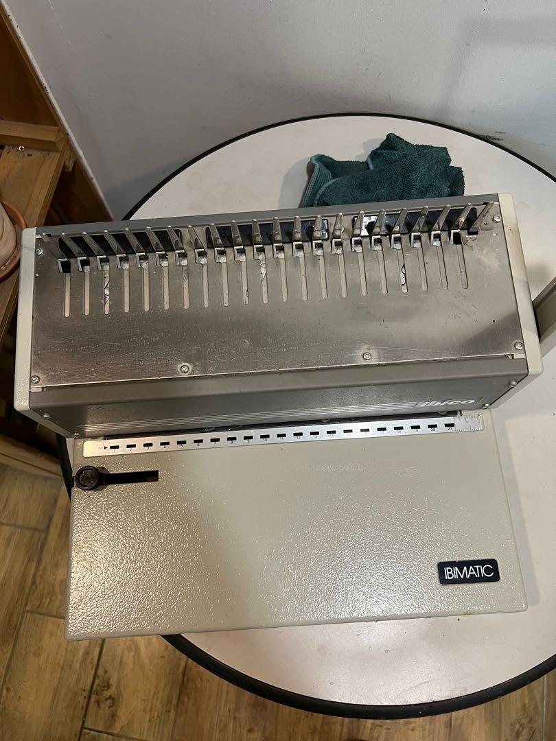 Ibico comb binding machine ibimatic paper binding machine, Hobbies ... Ibico comb binding machine ibimatic paper binding machine, Hobbies ...