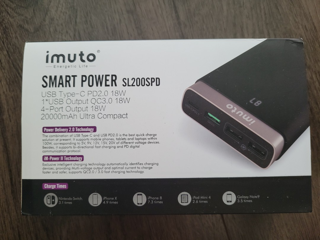 Imuto portable charger, Mobile Phones & Gadgets, Mobile & Gadget ...