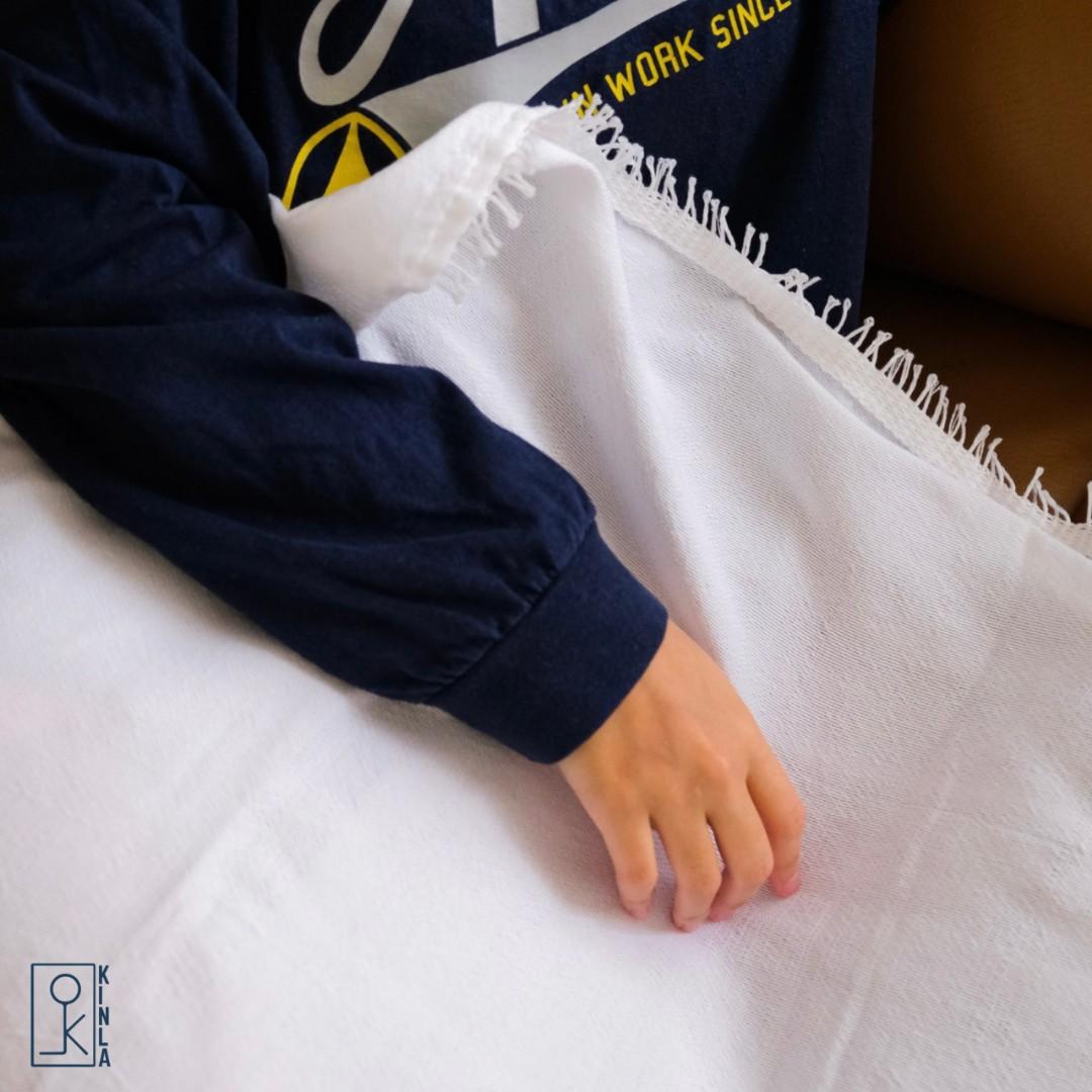 Inabel Blanket - White, Furniture & Home Living, Bedding & Towels on ...