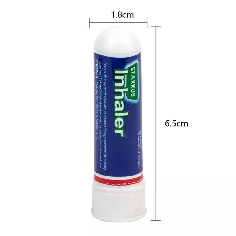Inhaler Nasal Cool Mint Refresh Rhinitis Nose Relieve Flu Stuffy Cold ...