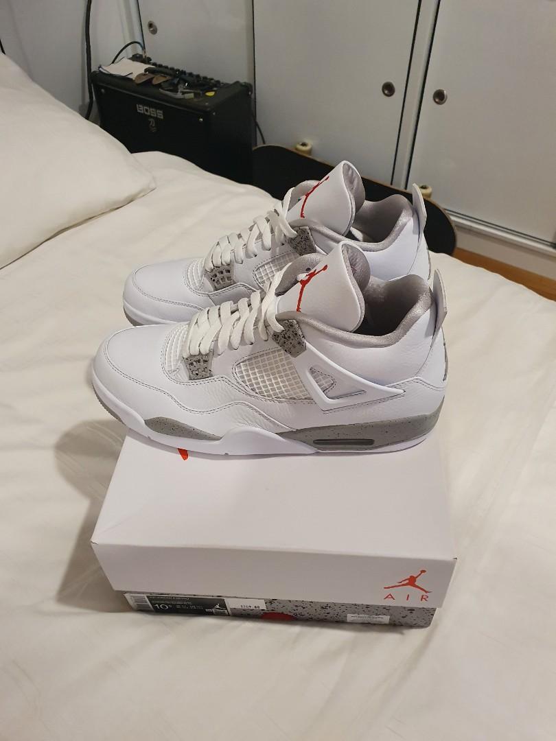 Jordan 4s Oreo White Retro (2021) US10.5 BNIB, Men's Fashion, Footwear ...