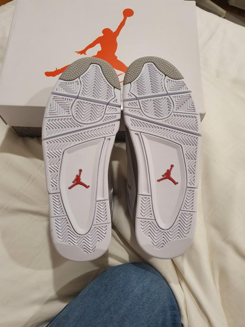 Jordan 4s Oreo White Retro (2021) US10.5 BNIB, Men's Fashion, Footwear ...