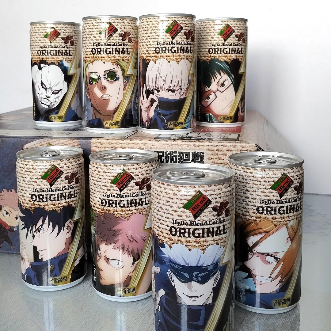 Jujutsu Kaisen Dydo Canned Coffee, Food & Drinks, Beverages on Carousell