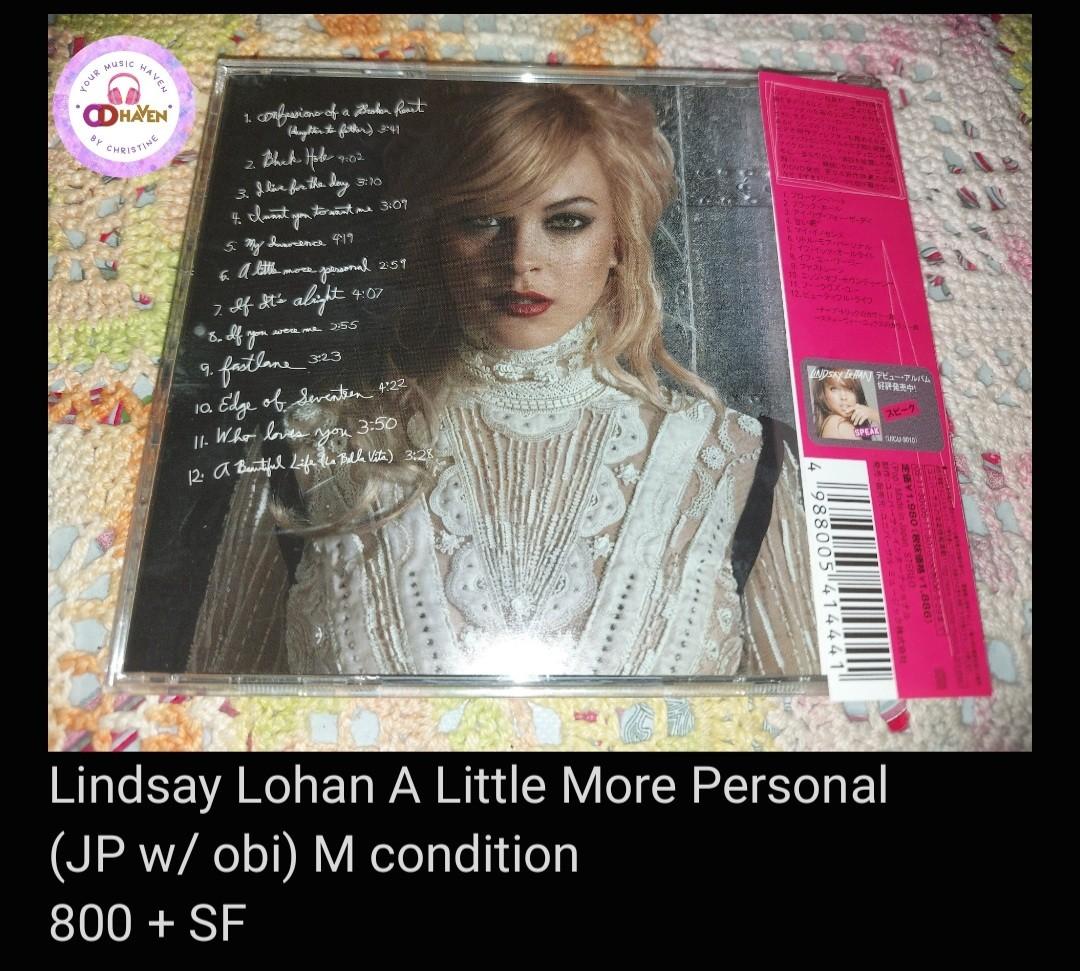 Lindsay Loha A Little More Personal (unsealed), Hobbies & Toys, Music ...