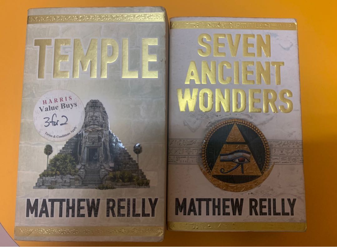 Matthew Reilly - Temple , Seven Ancient Wonders, Hobbies & Toys, Books ...