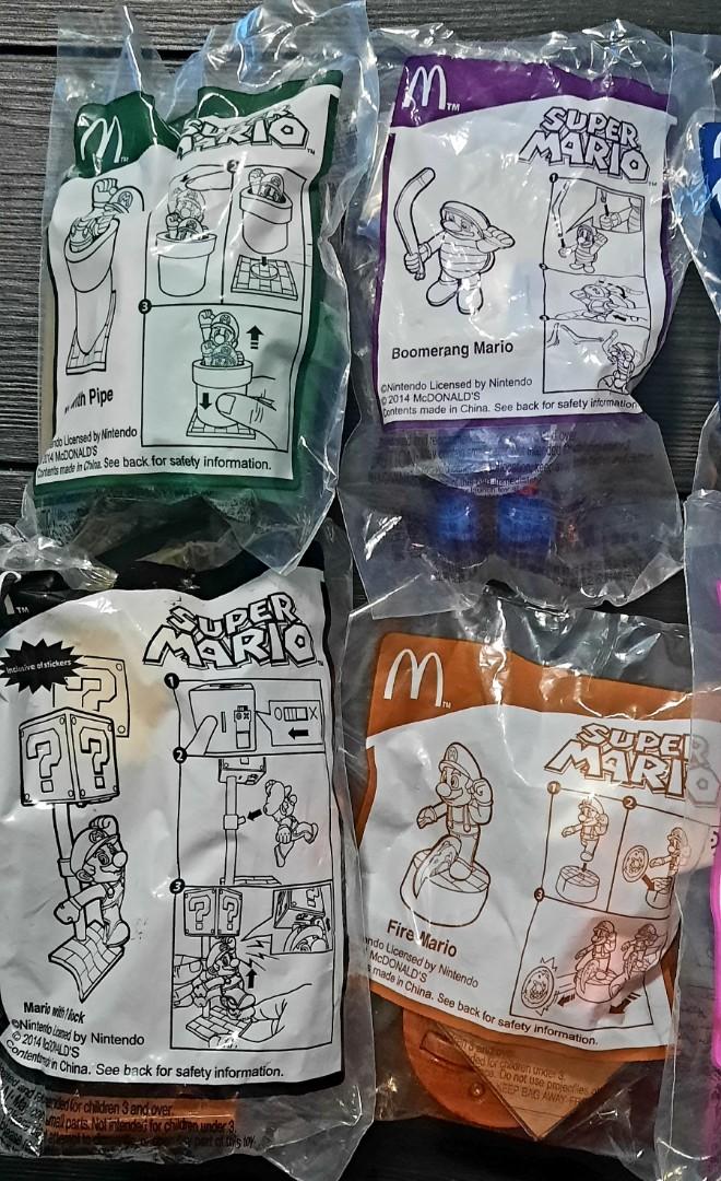 McD 2014: Super Mario Complete Set of 8, Hobbies & Toys, Toys & Games ...