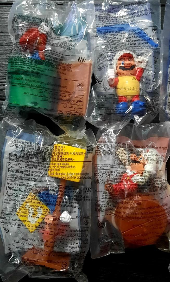 McD 2014: Super Mario Complete Set of 8, Hobbies & Toys, Toys & Games ...