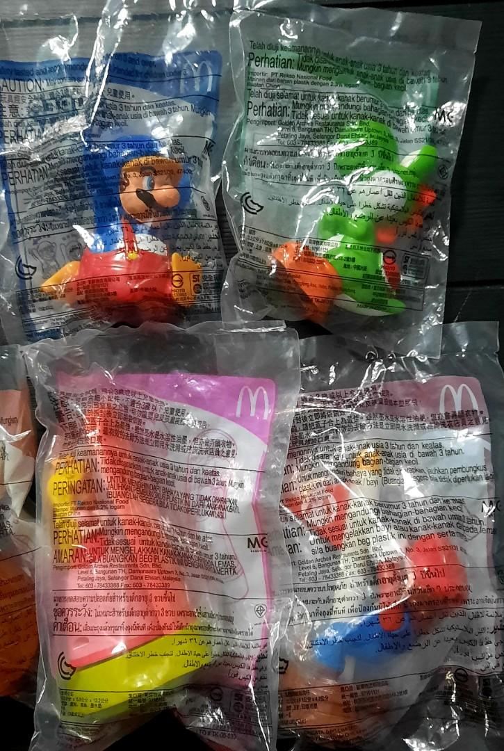 McD 2014: Super Mario Complete Set of 8, Hobbies & Toys, Toys & Games ...