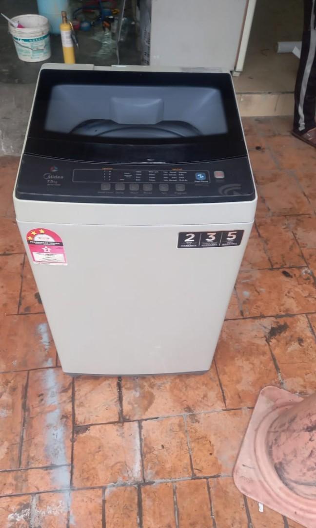 Media washing machine 7.5kg, TV & Home Appliances, Washing Machines and ...