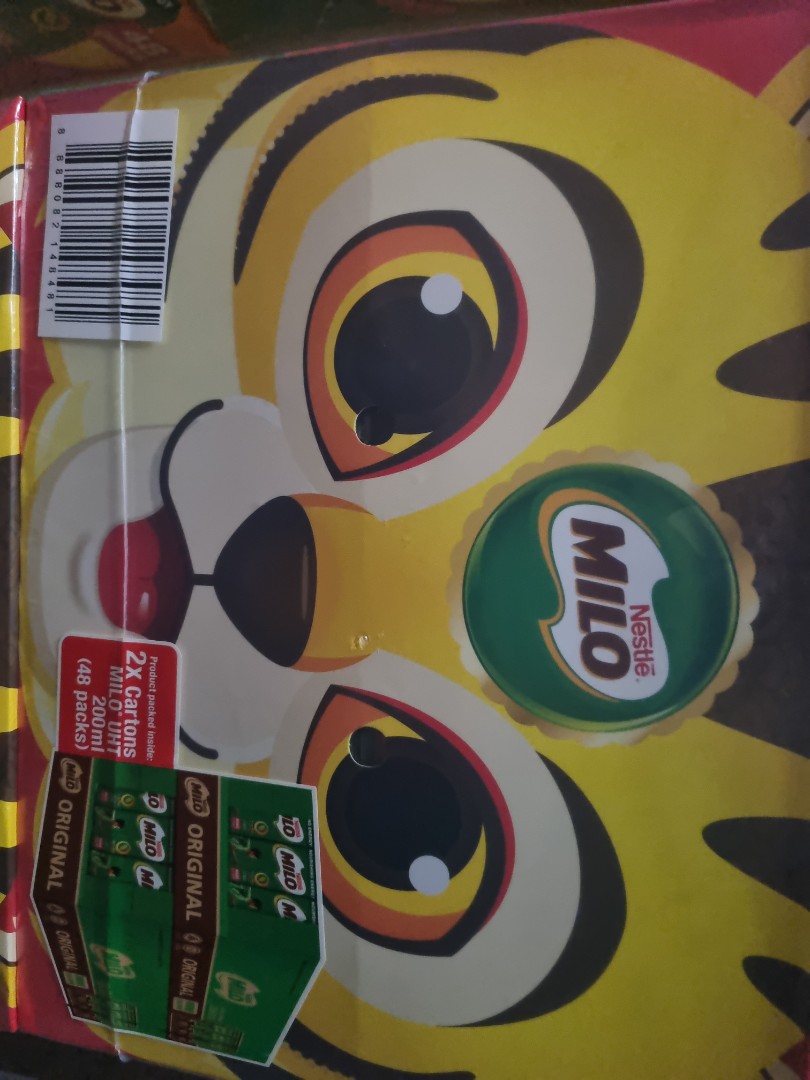 Milo 2 x carton milo UHT 200ml 48 packs, Food & Drinks, Beverages on ...