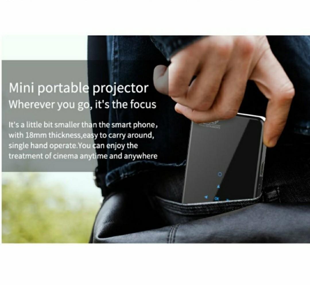 Mini Smart Projector-DLP 4K Texas Instruments, TV & Home Appliances, TV ...