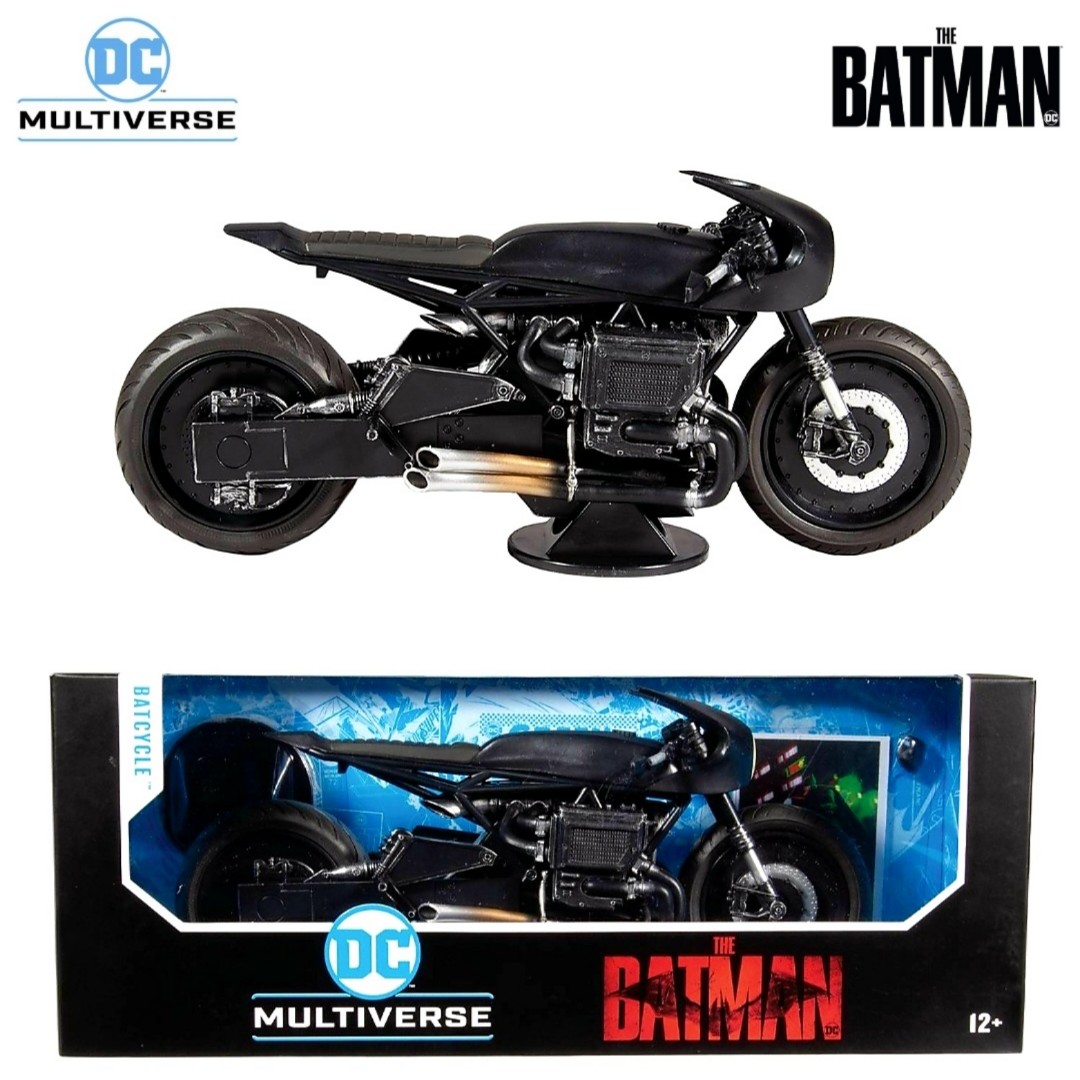 MISB DC Multiverse The Batman Movie Batcycle 2022 McFarlane Toys ...