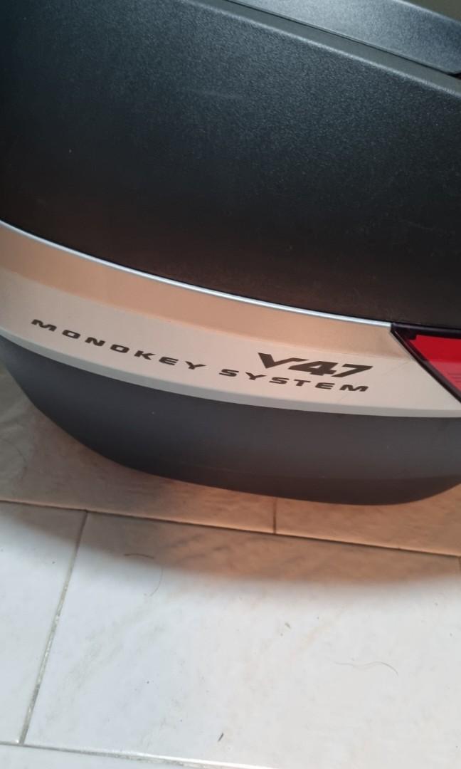 Monokey v47 top box, Motorcycles, Motorcycle Accessories on Carousell