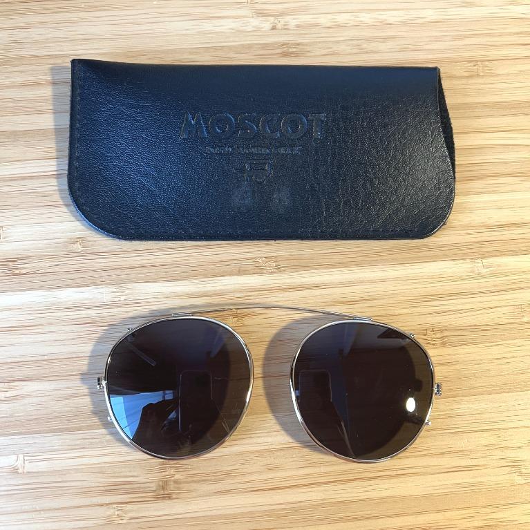 Moscot ZEV-TT SE Gold Eyeglasses / Specs with Clip-on Shades, Men's ...