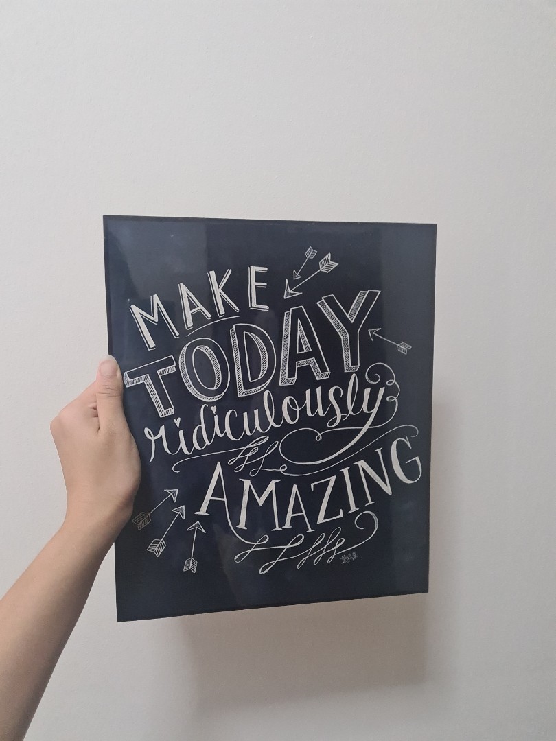 Motivational Quotes Wall Display, Hobbies & Toys, Stationery & Craft ...